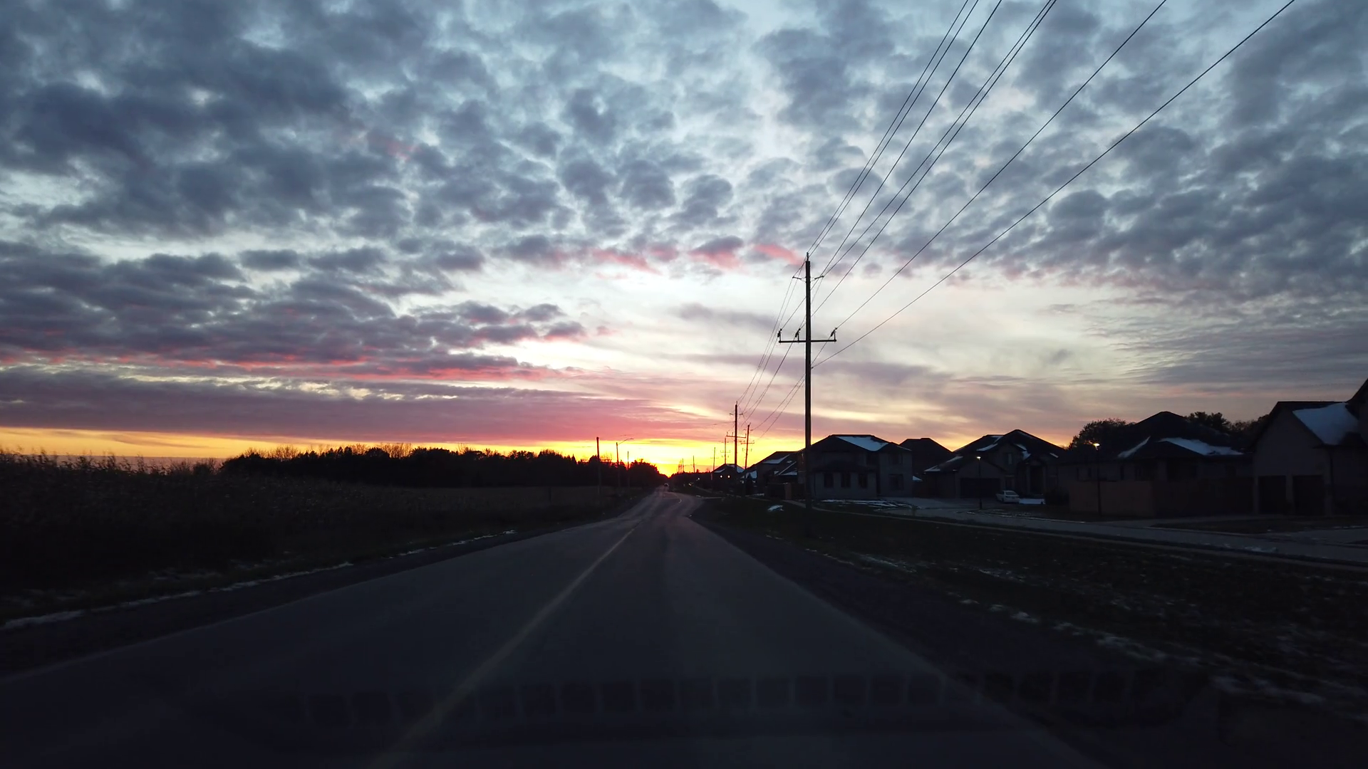 Driving Down Long Country Road Beautiful Stock Footage SBV-347658382 ...
