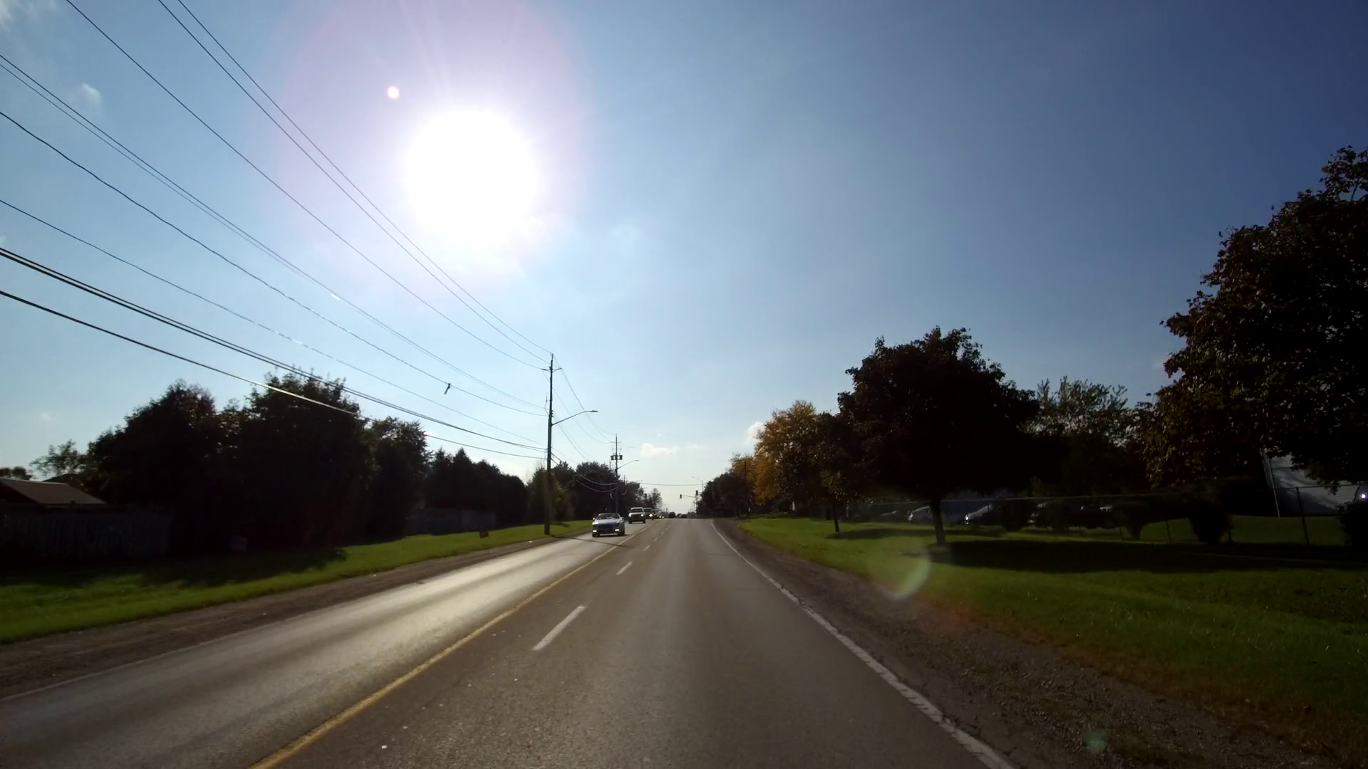 Driving Down Residential Neighborhood First Stock Footage SBV-347369806 ...