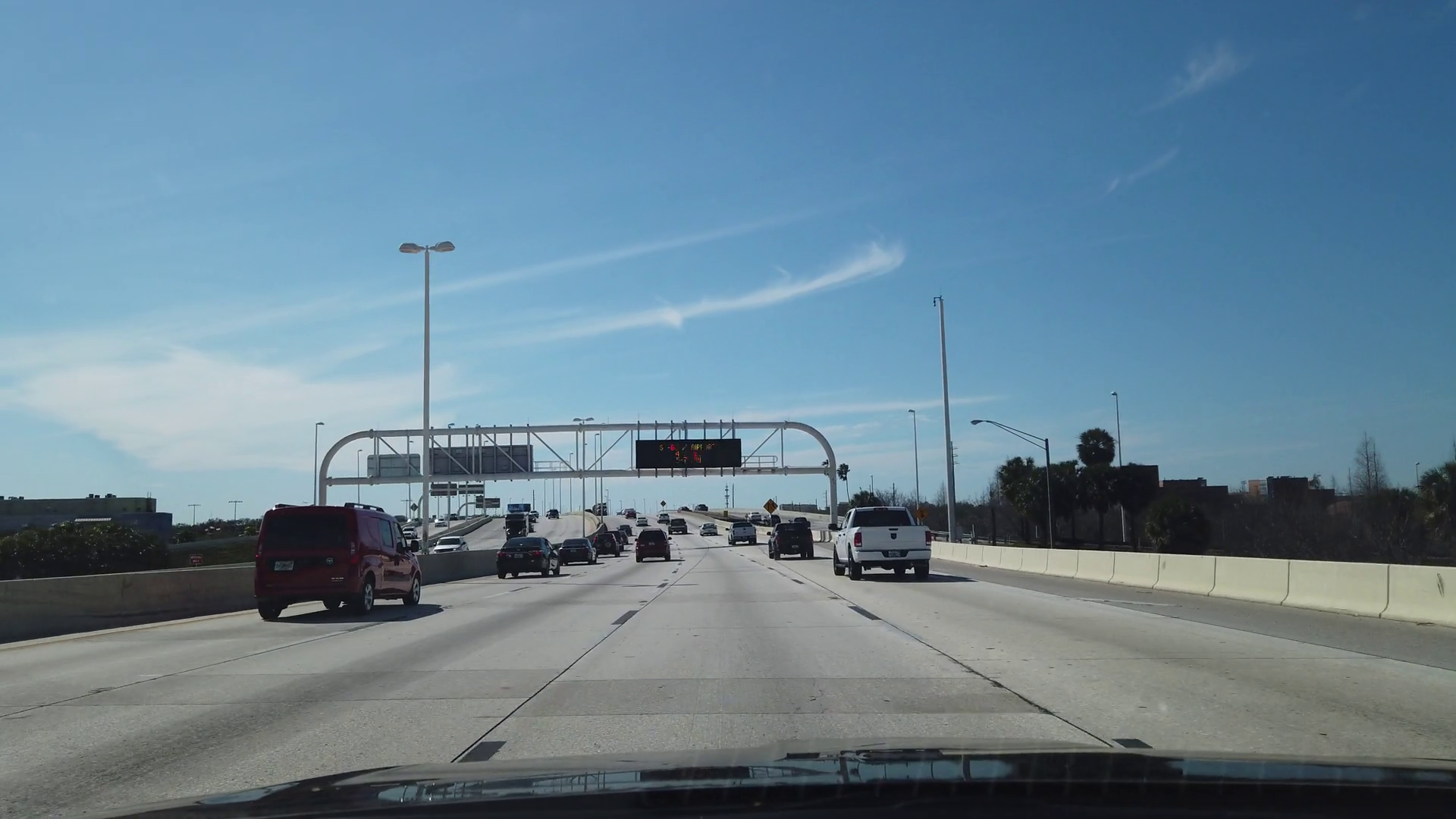 Driving On Freeway Highway Down South Stock Footage SBV-347715307 ...