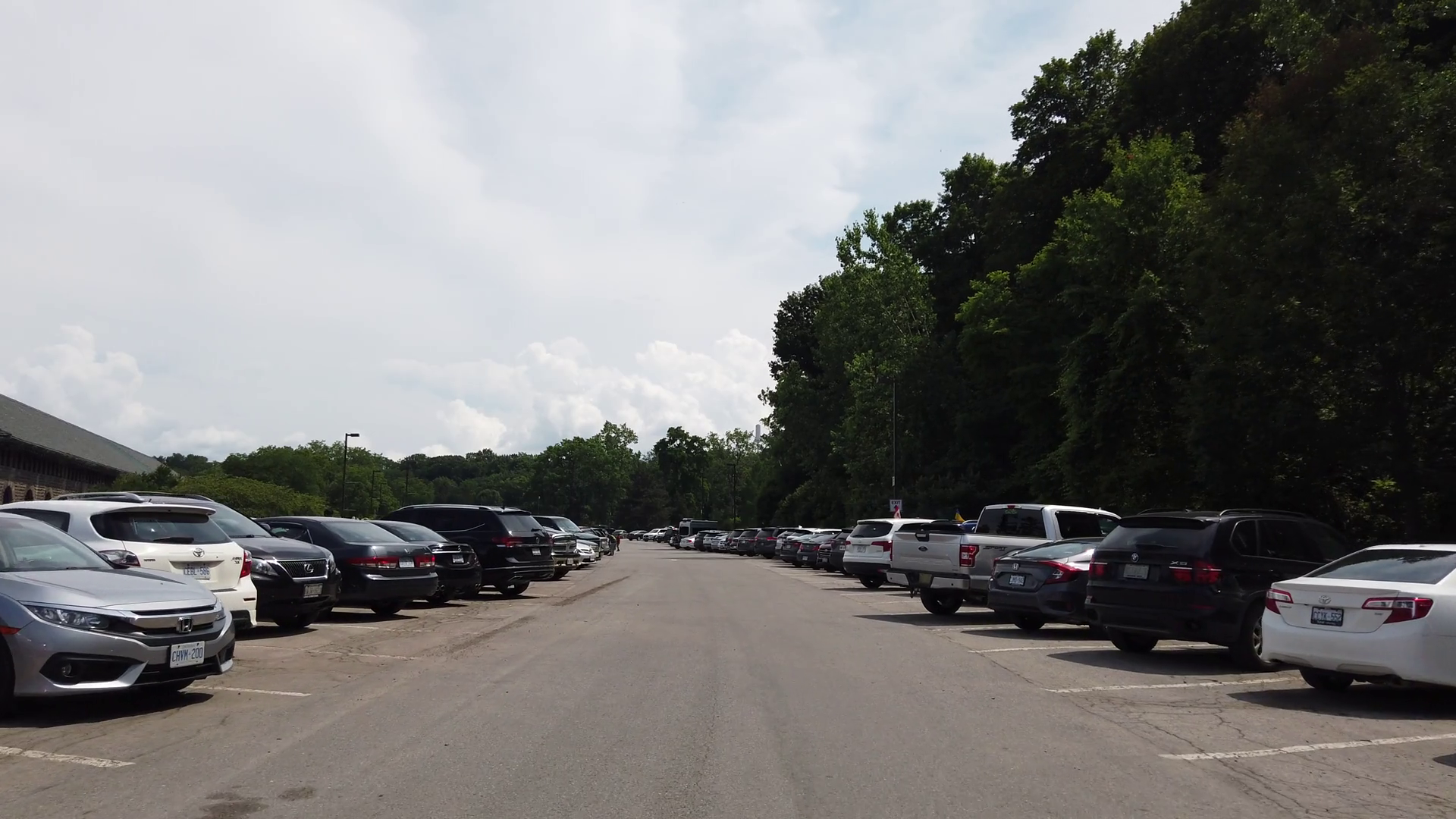 Driving Through Full Amusement Park Parking Stock Footage SBV-347407145 ...