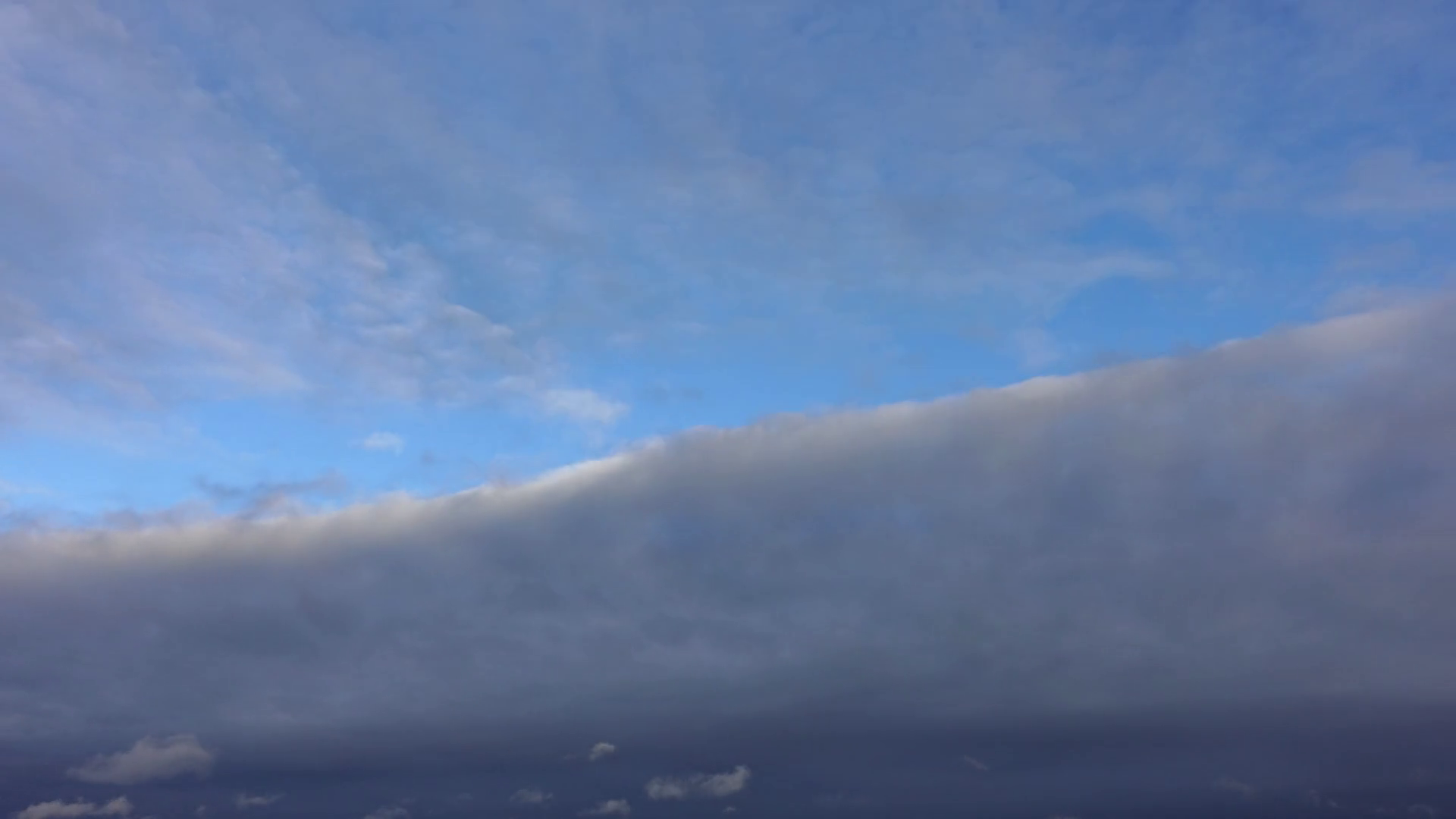 Fast-moving Clouds Shift Over Horizon Stock Footage SBV-347754216 ...