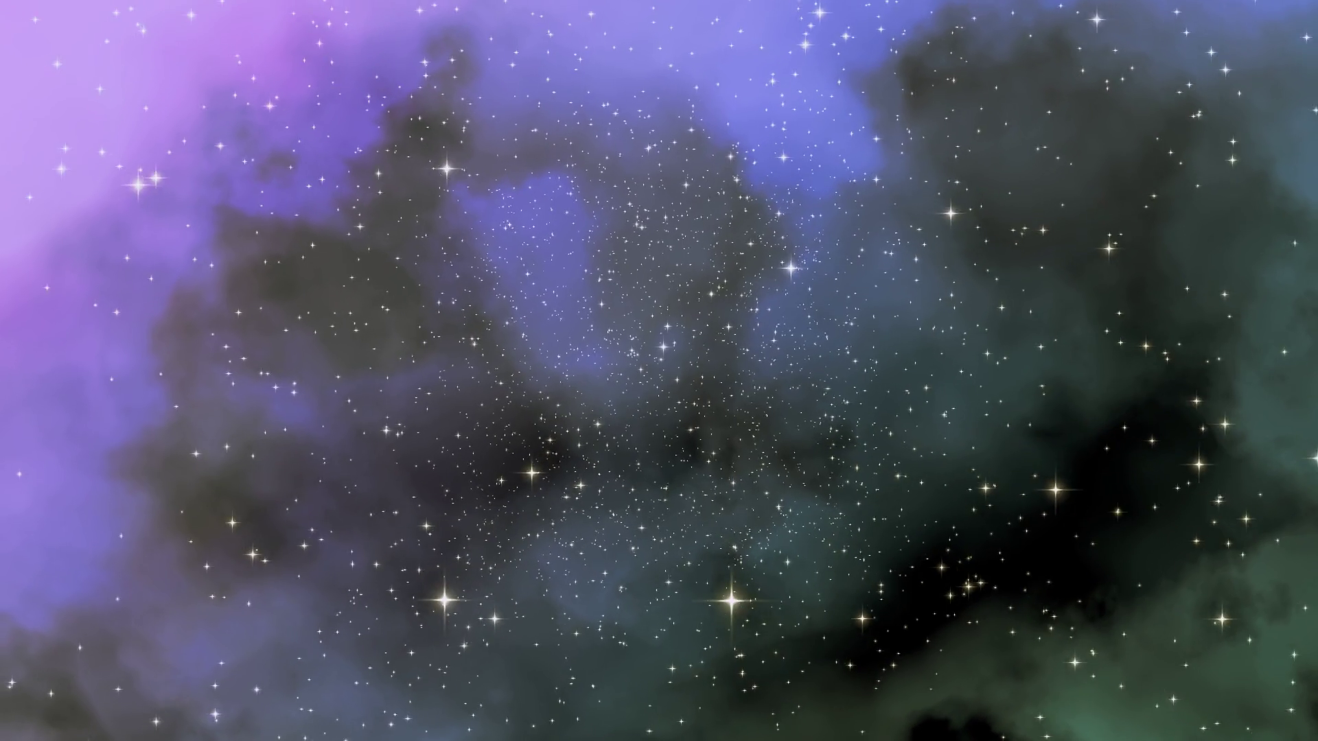 Flying Through Space Star Field With Cloudy Stock Motion Graphics SBV ...