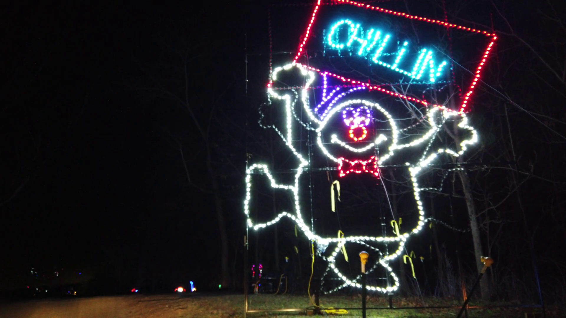 Gigantic Outdoor Animated Snowman Decoration Stock Footage SBV ...