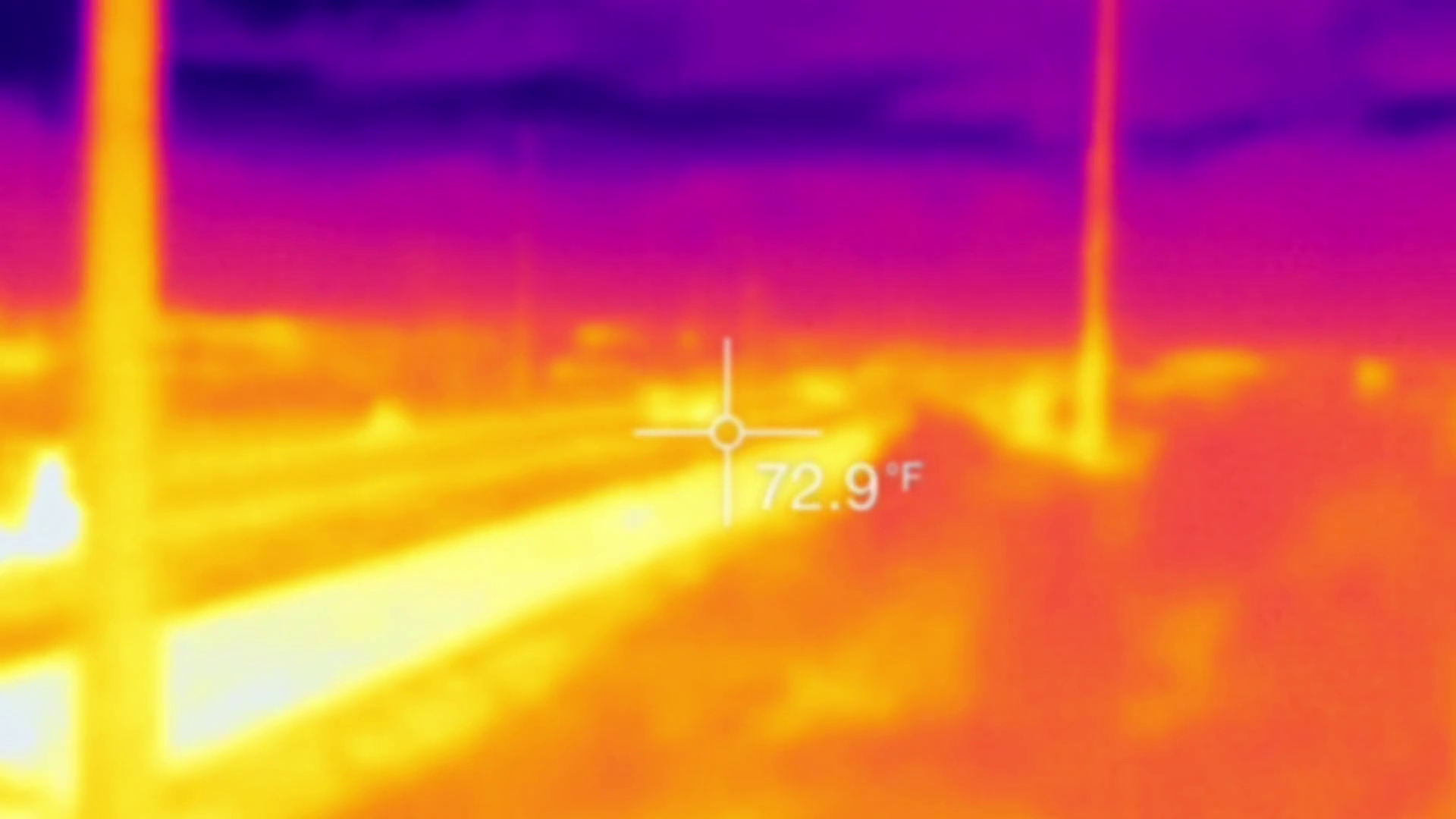 Highway Traffic Camera Capturing Thermal Stock Footage SBV-348494675 ...