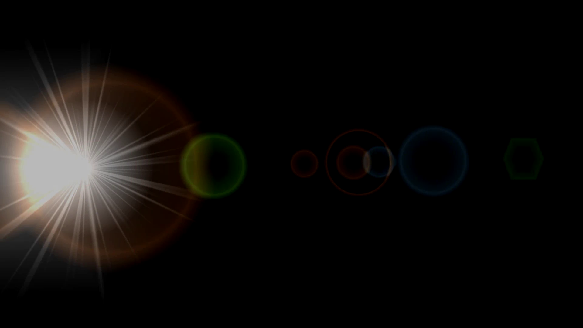 Horizontal Camera Lens Flare Animation Left Stock Motion Graphics SBV ...