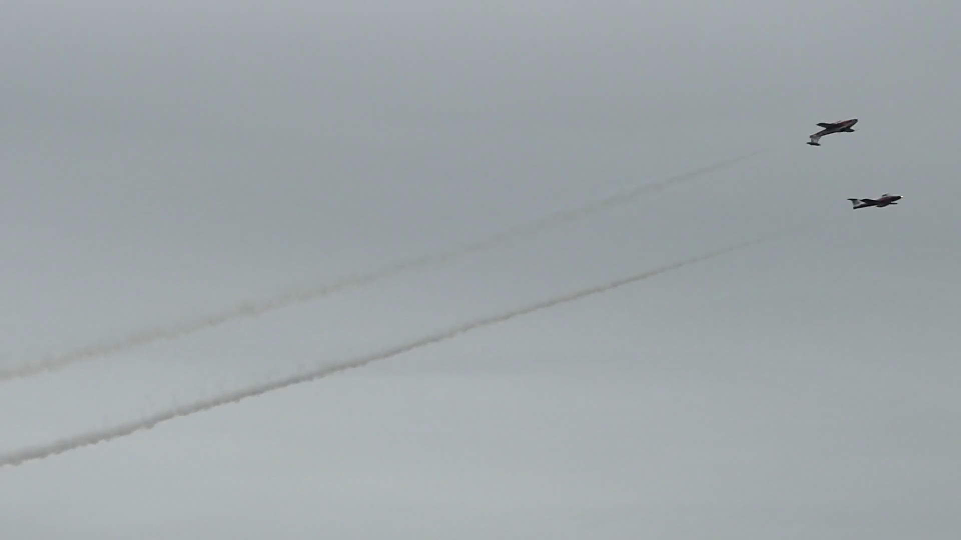 An Inverted Aircraft Flies Upside Down Stock Footage SBV-347754399 ...