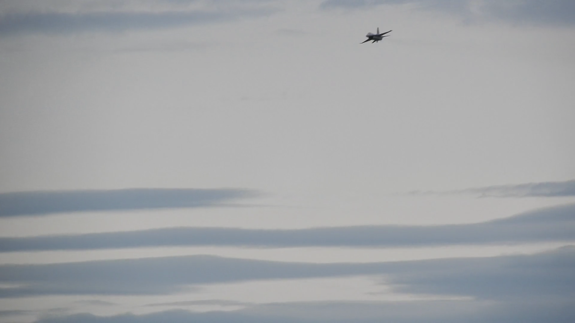 A Jet Airplane Is Captured Flying In Sky Stock Footage SBV-347763628 ...