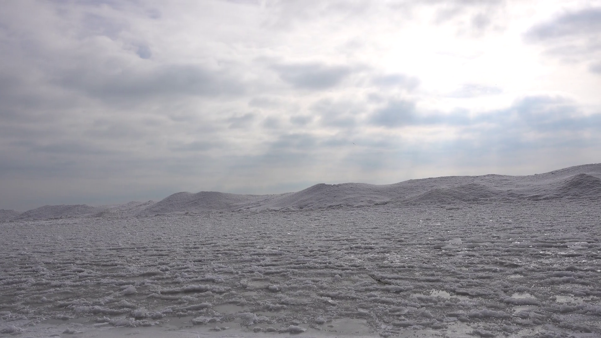 A Left-to-right Pan Showcases Polar Ice Caps Stock Footage SBV ...