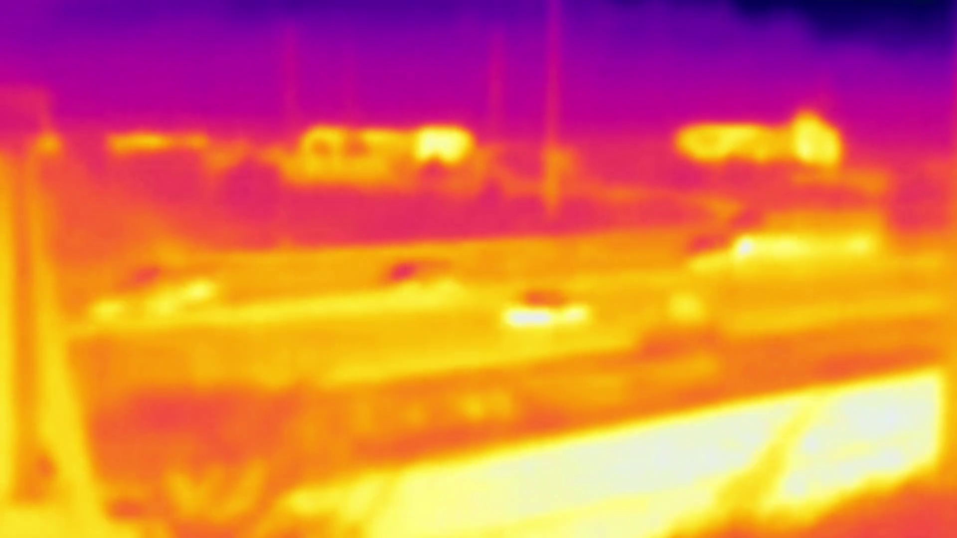 Quick Efficient Thermal Imaging Of Highway Stock Footage SBV-348512203 ...
