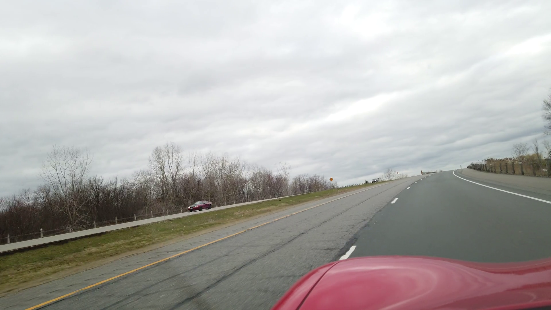 A High-angled Shot Showcases Red Sports Car Stock Footage SBV-347763726 ...