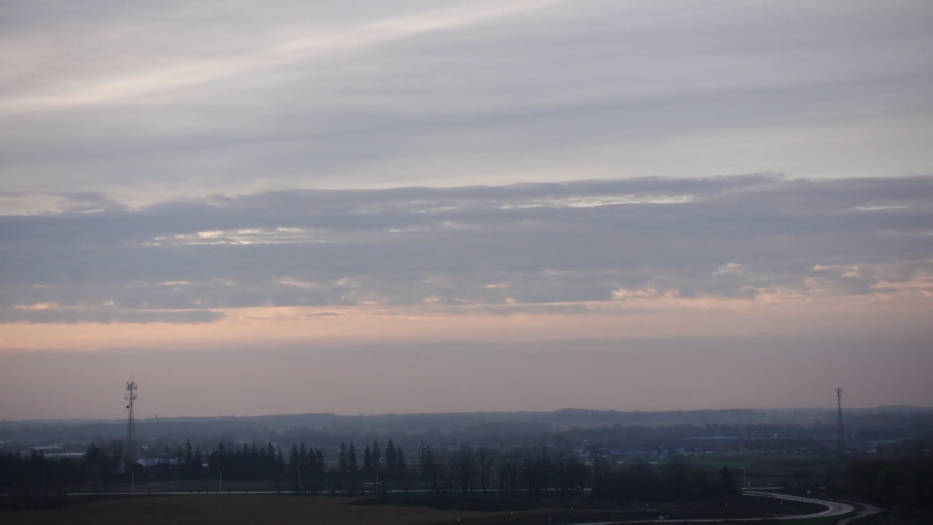 Timelapse Footage Captures Silver Clouds In Stock Footage SBV-347787230 ...
