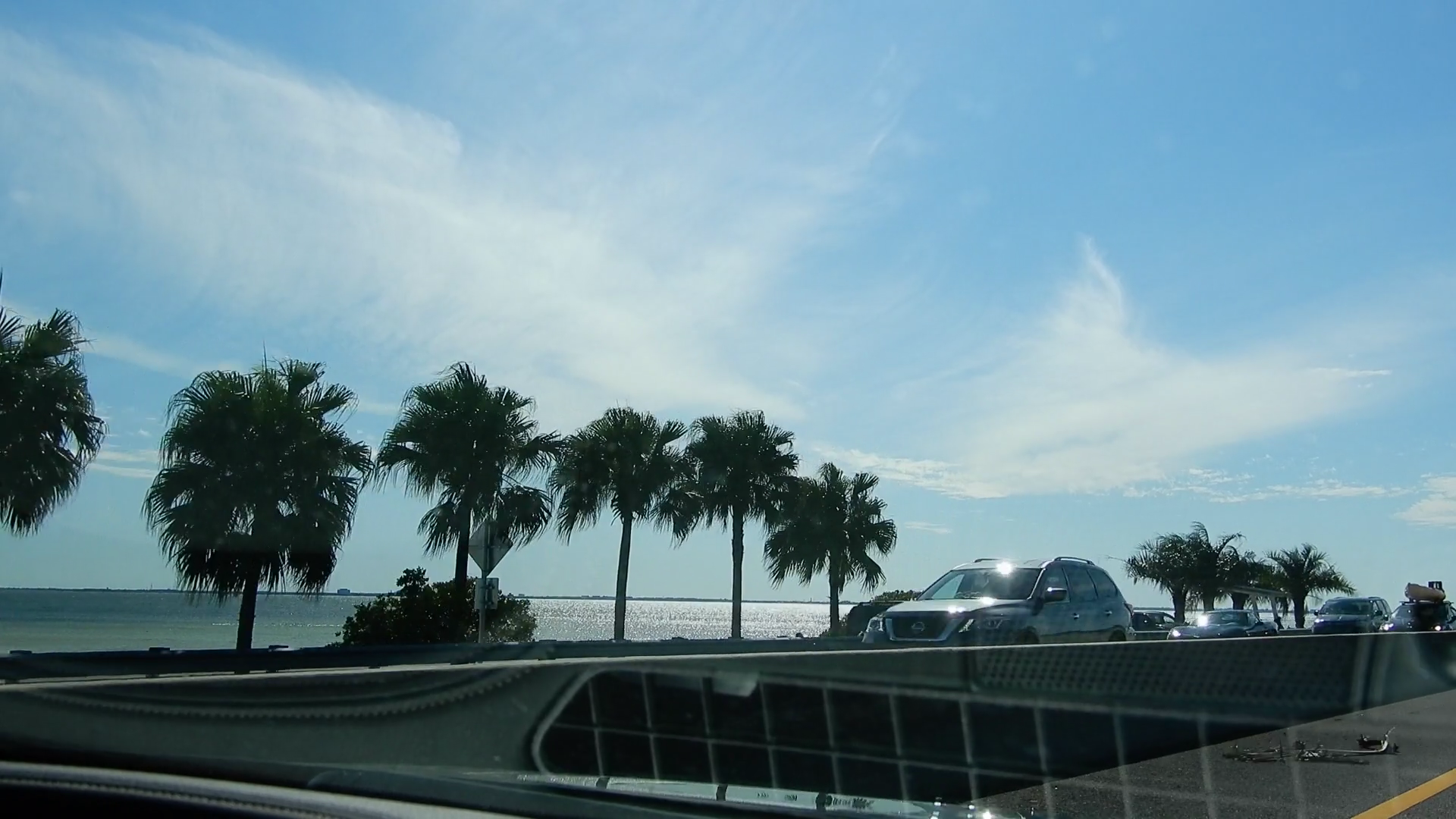 A Slight Shake Is Observed With Dashboard Stock Footage SBV-347763443 ...