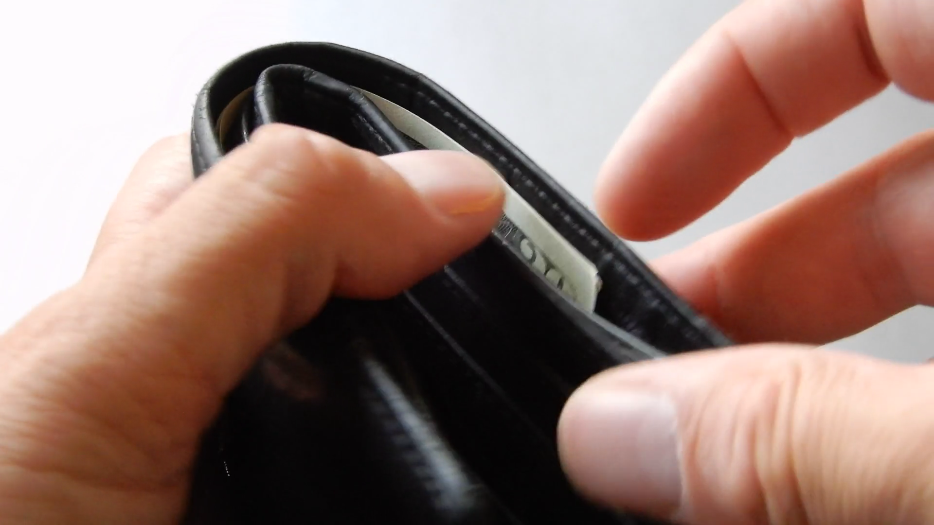 Taking Cash Out Of Wallet Tossing To Ground Stock Footage SBV-348383501 ...