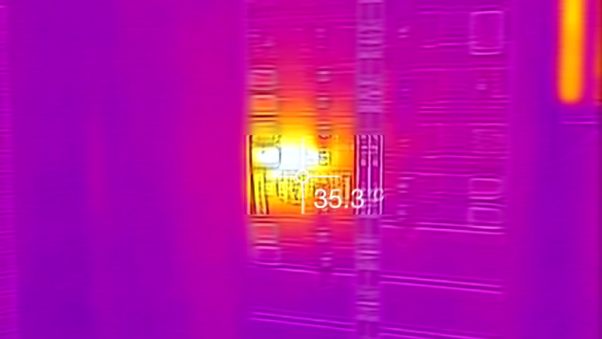 Through Thermal Imaging Video Hot Spots In Stock Footage SBV-347660851 ...