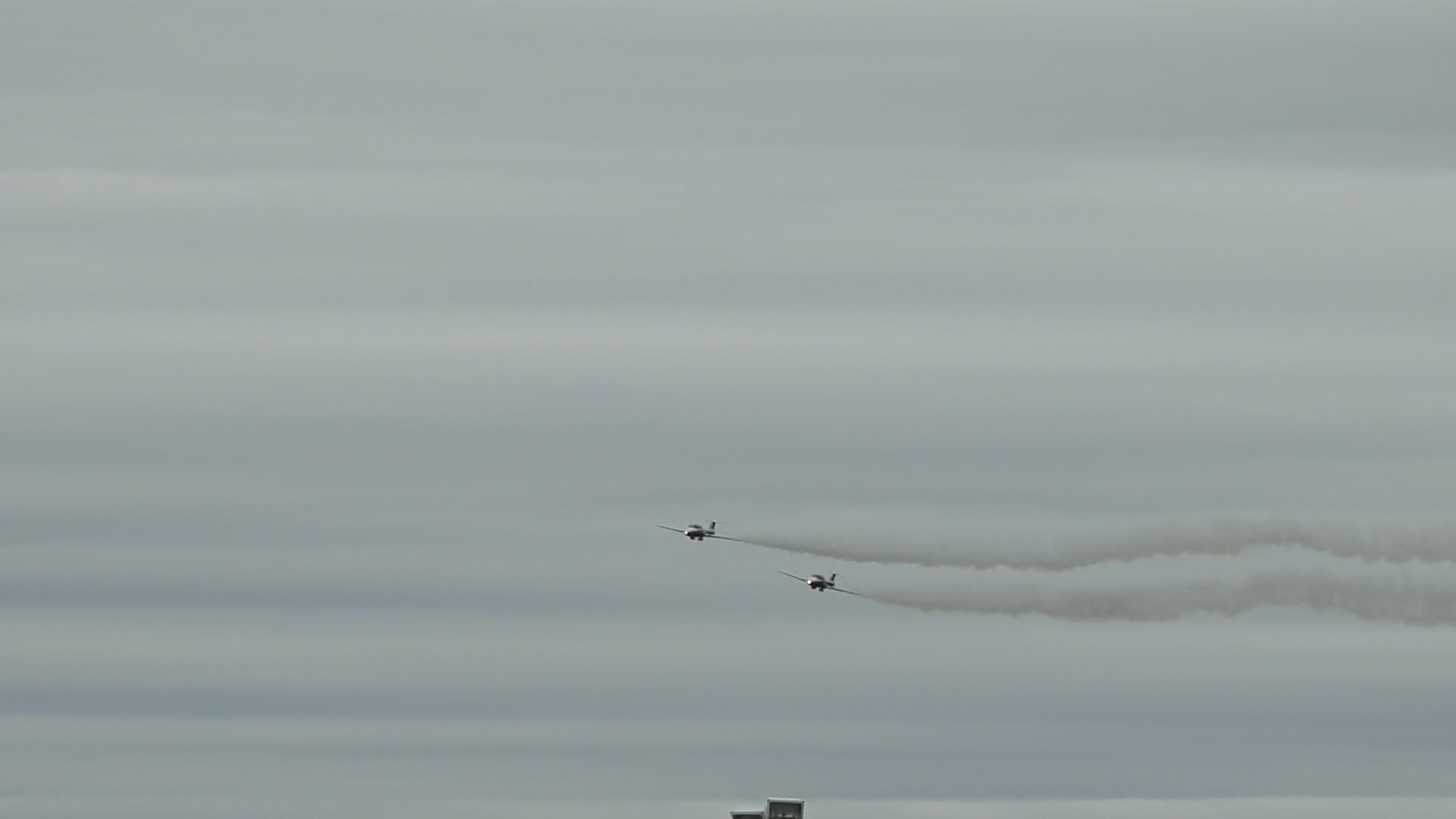 Two Sets Of Aircraft Are Seen Doing Aircraft Stock Footage SBV ...