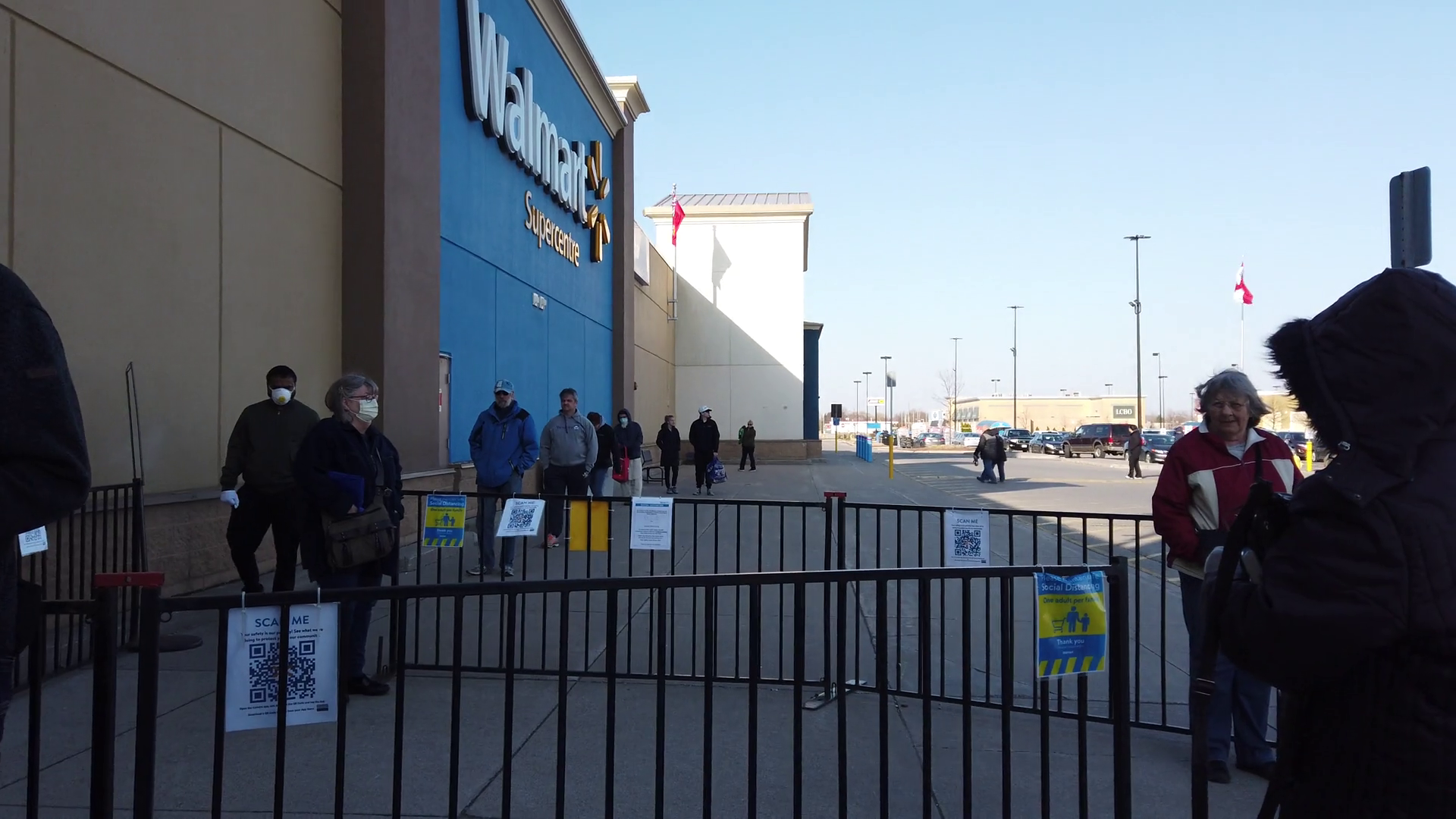 In Walmart Outdoor Caged Bars Section Stock Footage SBV-347692339 ...