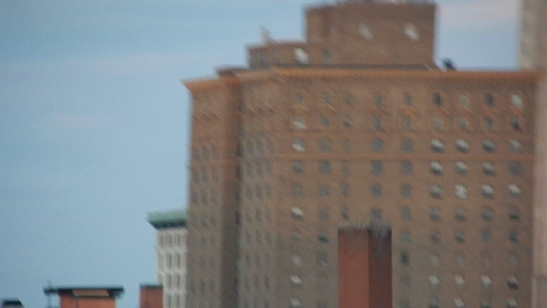Zooming Out Driving Through City On Highway Stock Footage SBV-347646710 ...