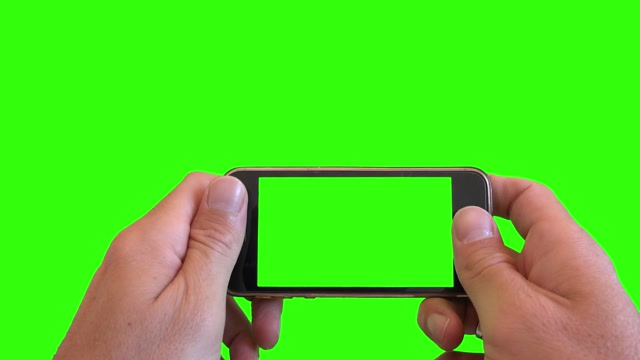 Mobile Phone Hand Green Screen Stock Footage: Royalty-Free Video Clips ...