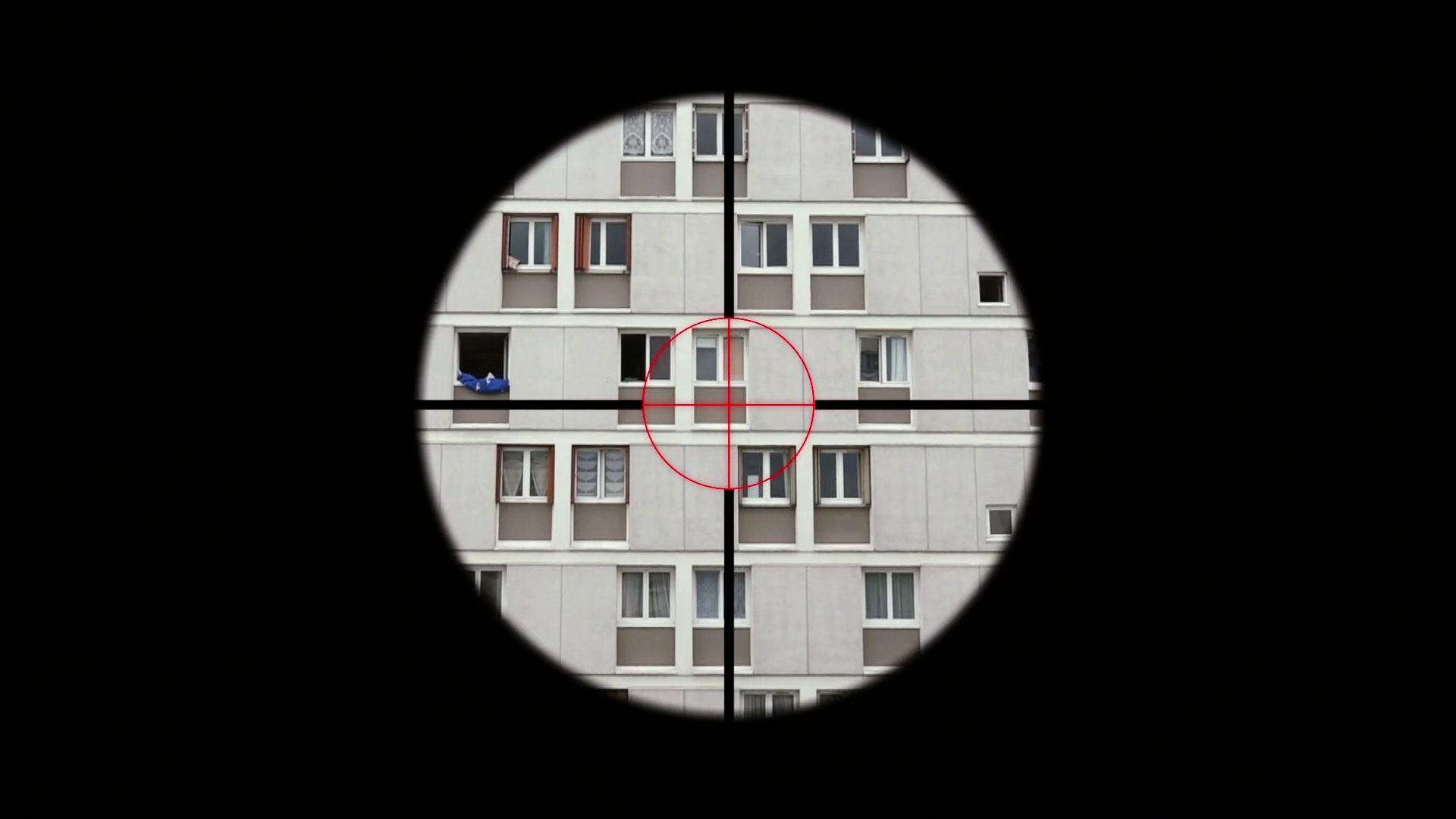 Sniper Rifle Aiming Person In Window Stock Footage SBV-351907964 ...
