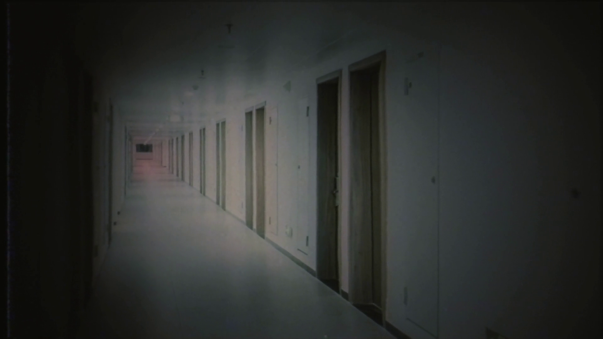 Walking In Eerie Hallway Old Vhs Texture Stock Footage SBV-352673966 ...