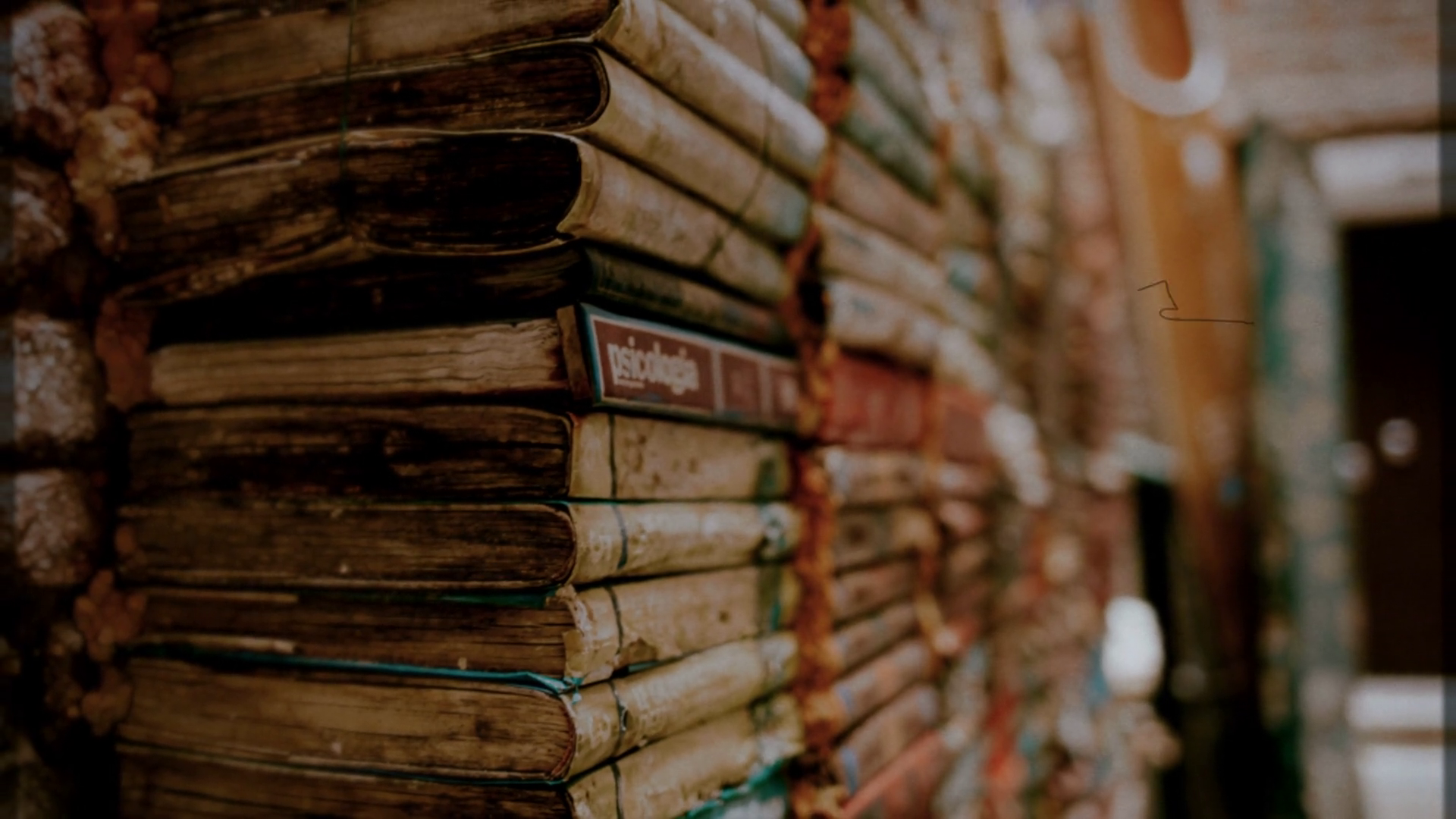 Ancient Books Piled Up Together Street Stock Footage SBV-352683389 ...