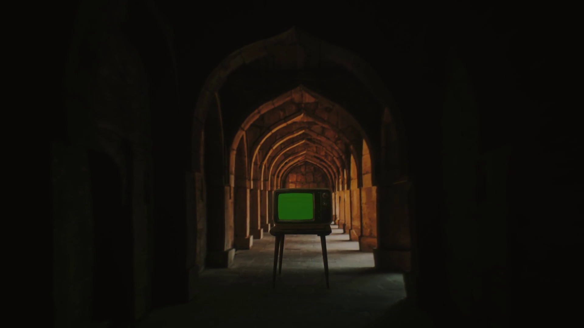 Green Screen Television Ancient Structure Stock Footage SBV-352690731 ...