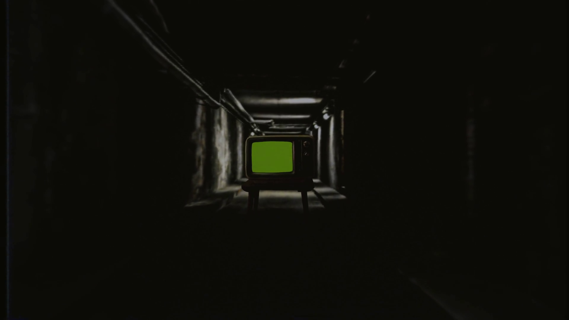 Green Screen Tv Scary Tunnel Spooky Scene Stock Footage SBV-352690807 ...