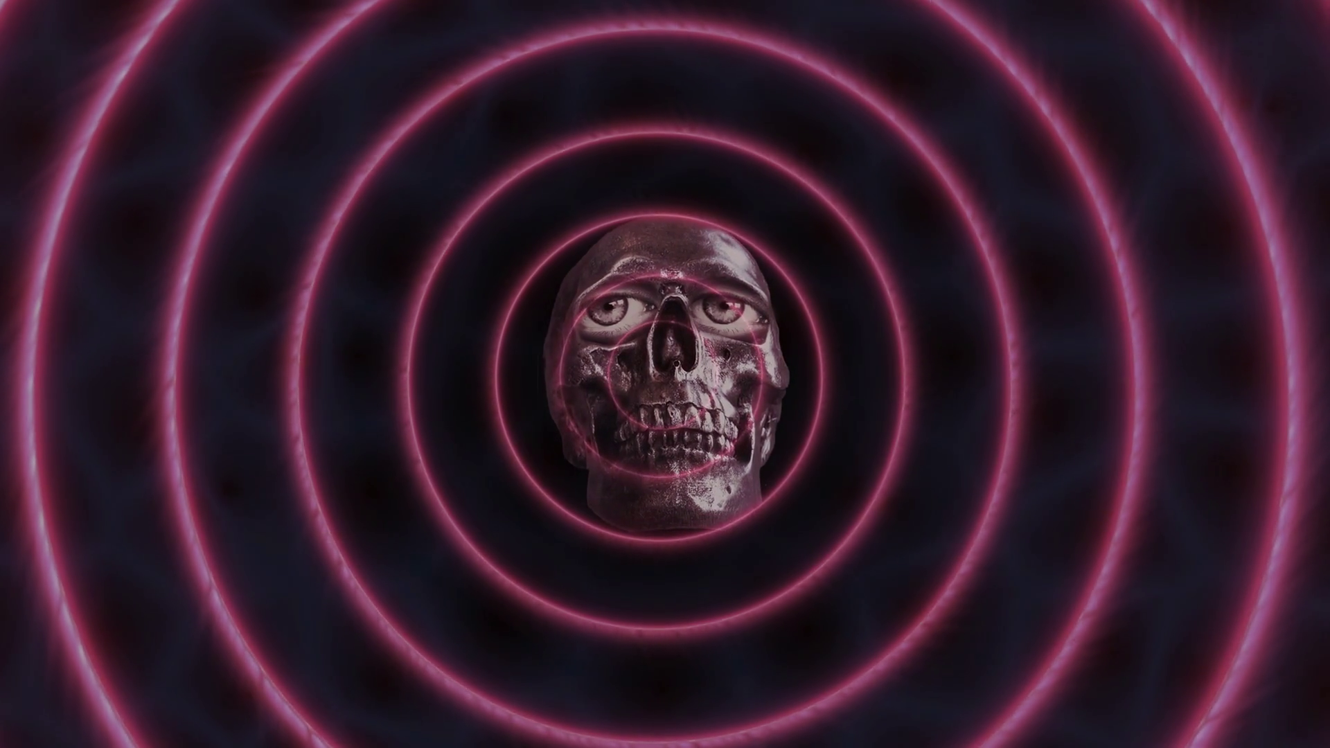 Skull Eyes Hypnosis Magnetic Field Energy Stock Motion Graphics SBV ...