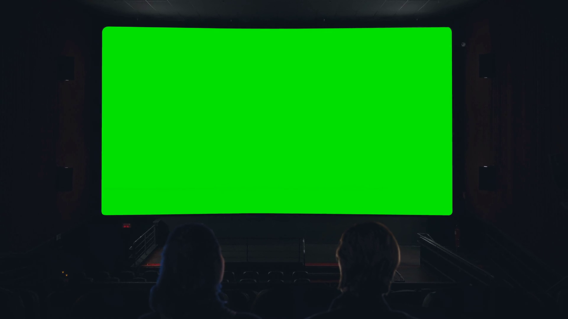 Couple Theater Green Screen Movie View Zoom Stock Footage SBV-352339019 ...