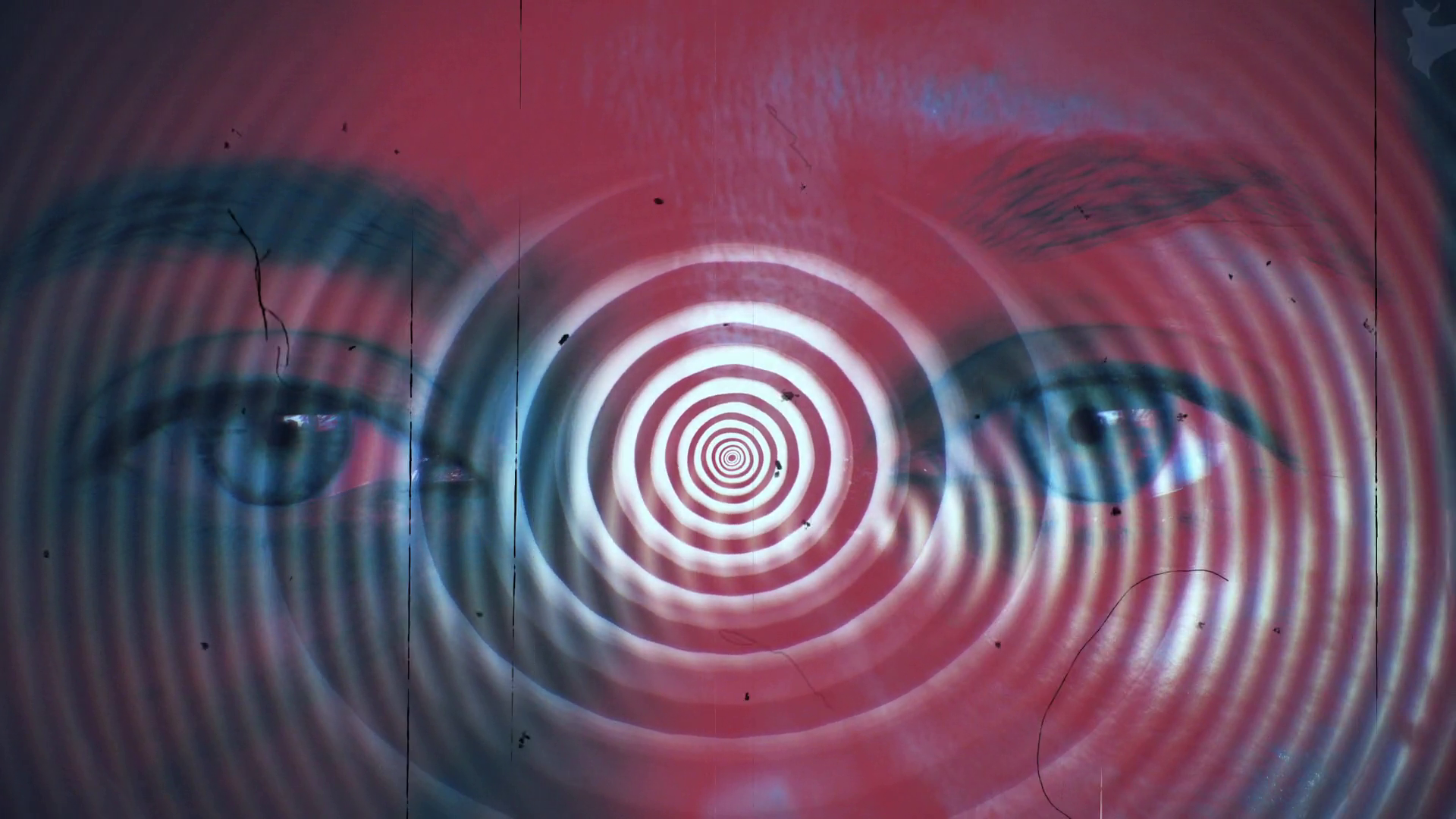 Hypnotic Vortex Female Eyes Hypnotized Retro Stock Footage SBV ...