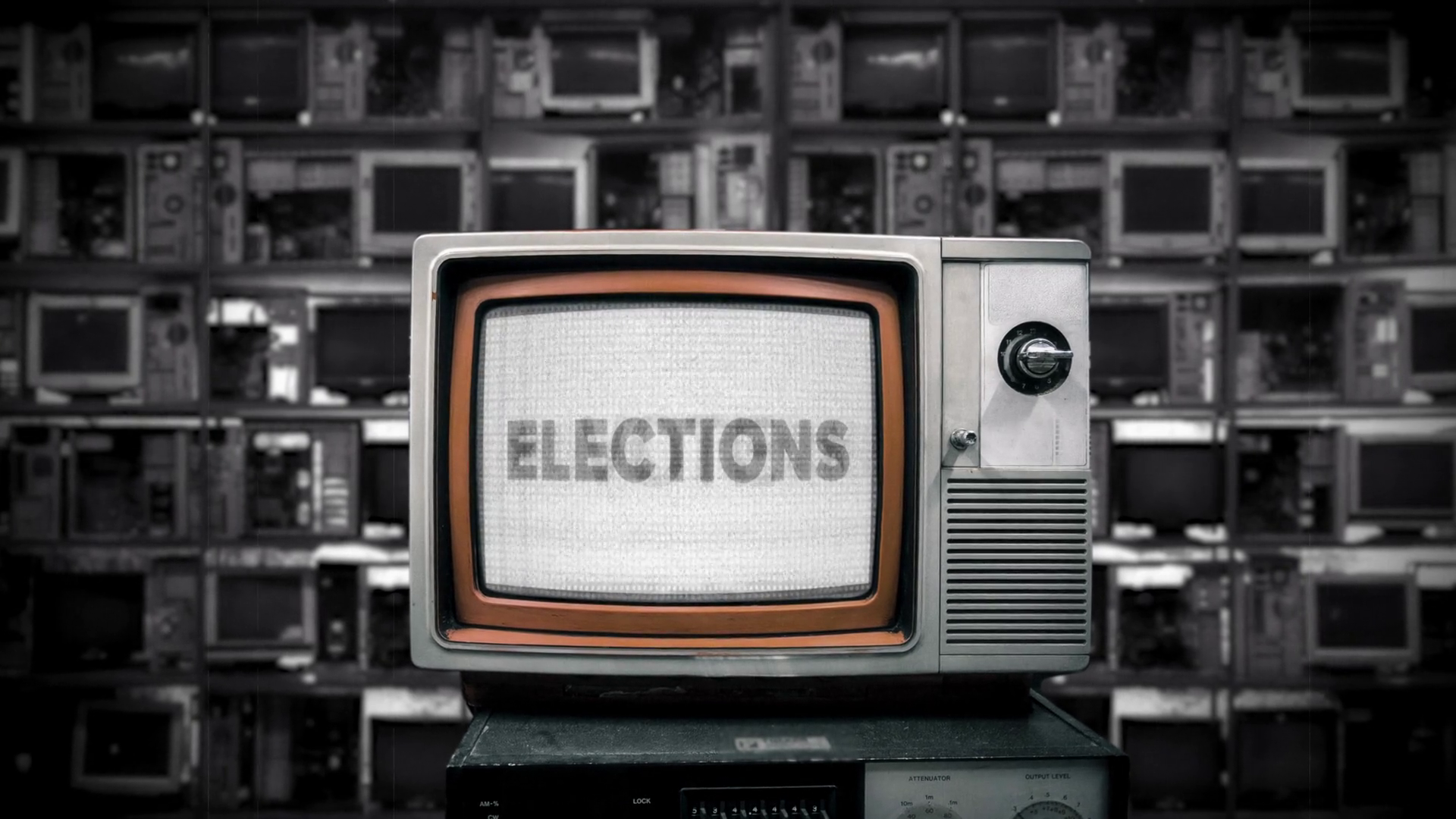 Tv Elections Advertising Retro Television Stock Footage SBV-352306869 ...
