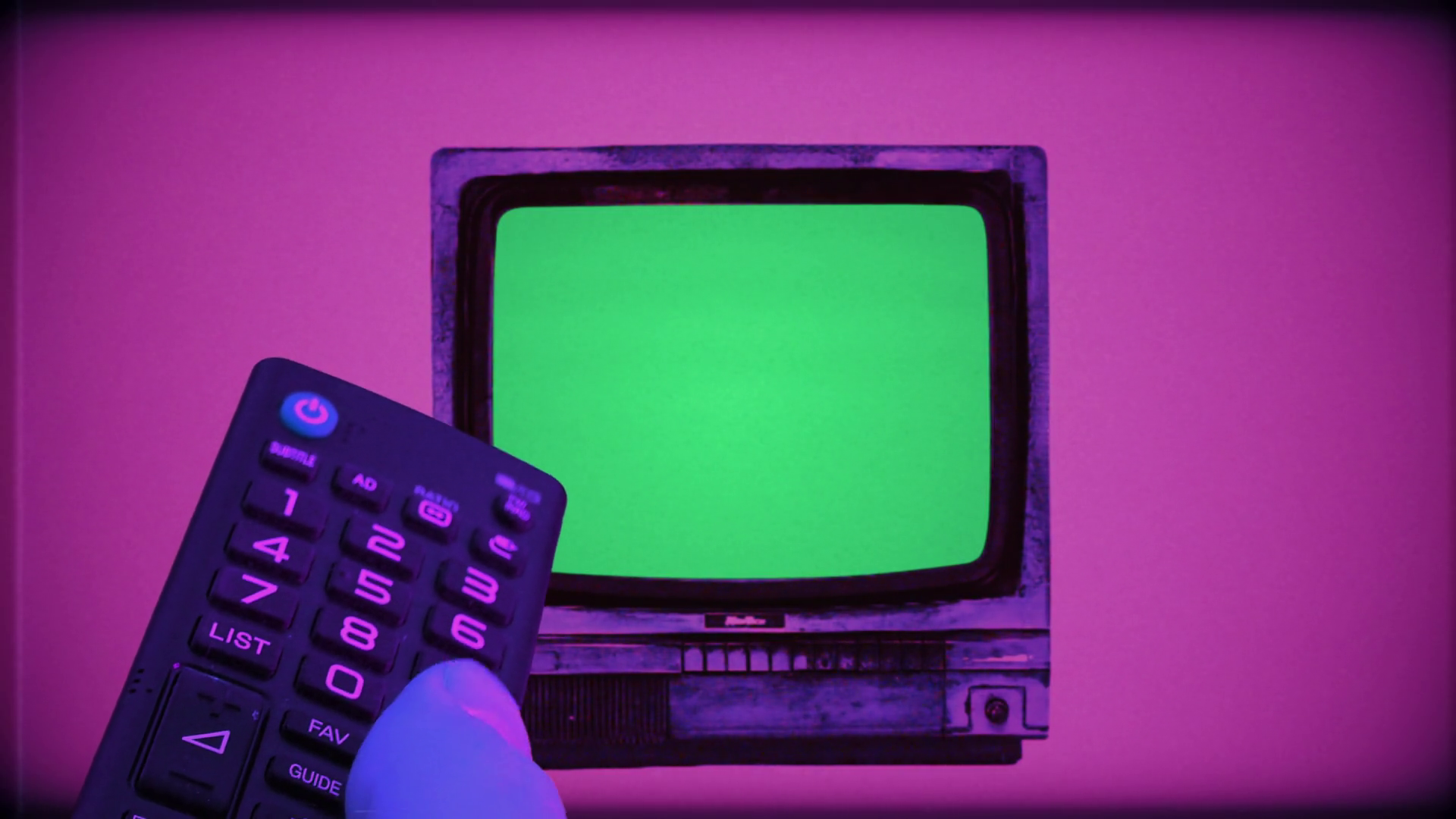Changing Channels Retro Tv Green Screen Zoom Stock Footage SBV ...