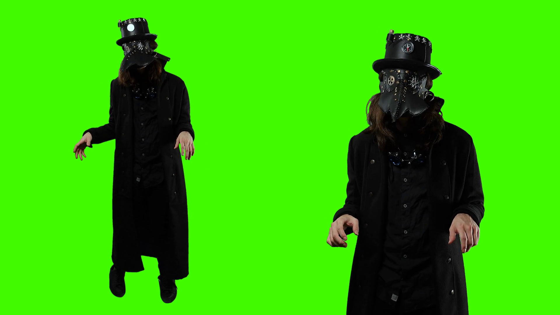 Weird Masked Male Figure Costume Psycho Stock Footage SBV-352292252 ...