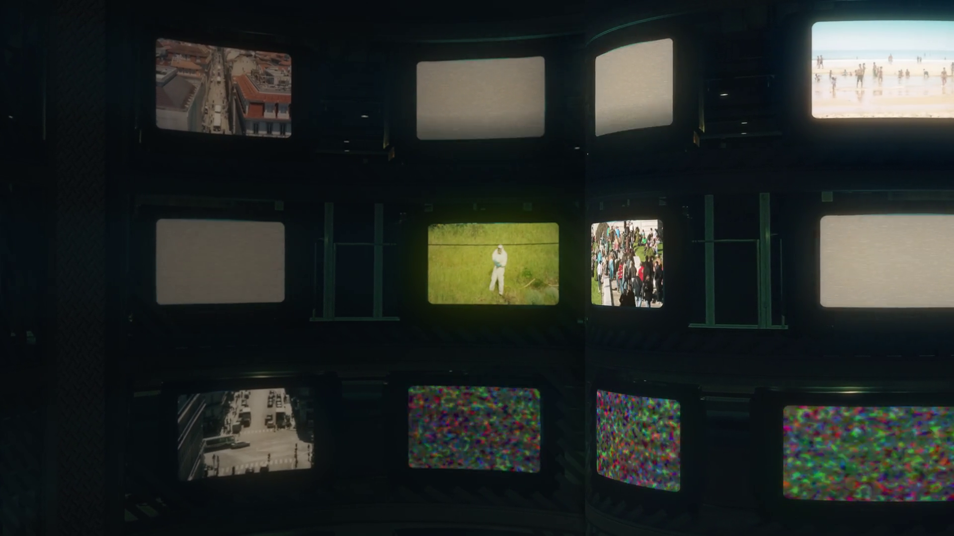 Spinning Televisions Movie Reel Effect Stock Footage SBV-352318461 ...