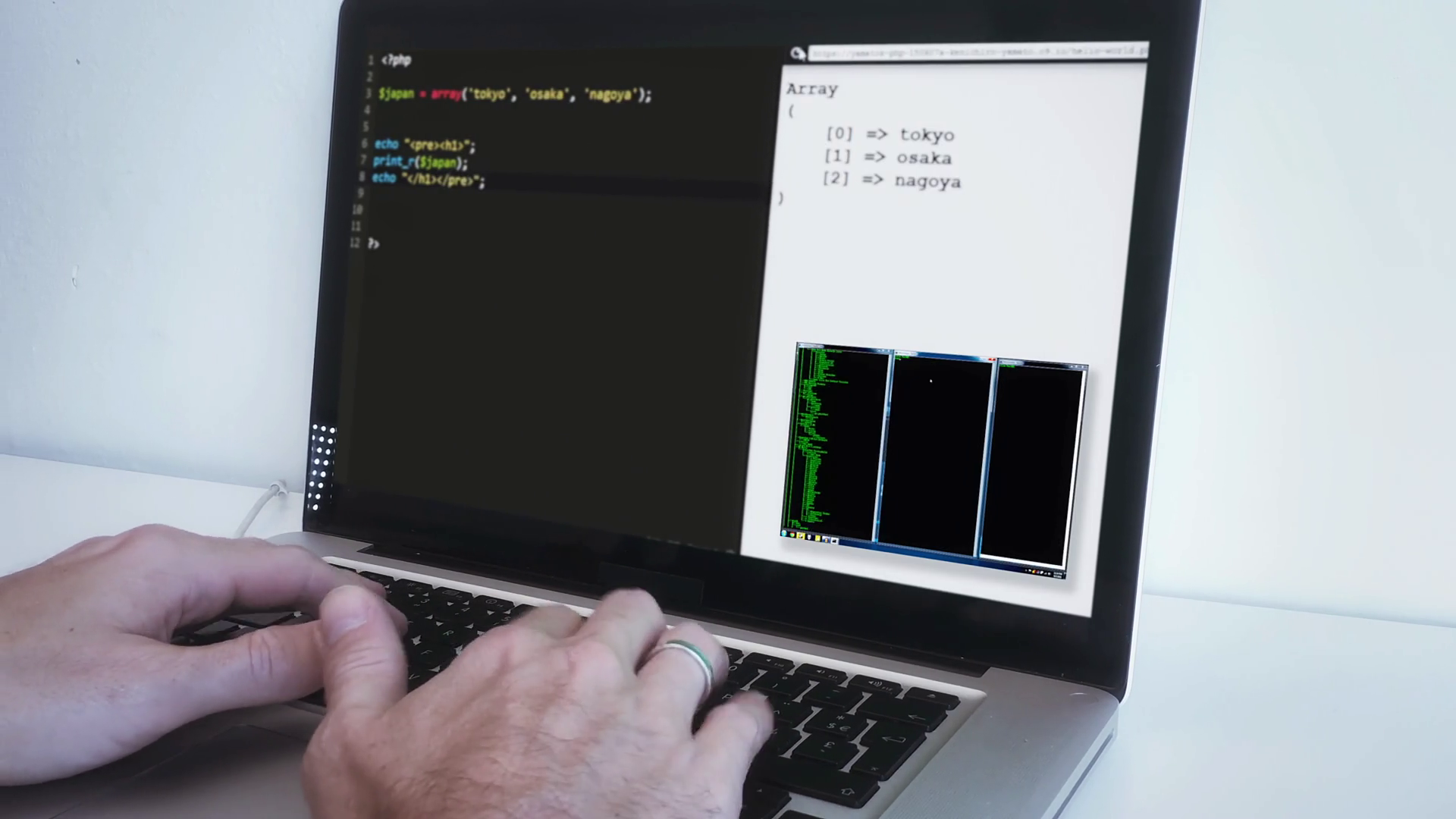 Anonymous Person Coding Network In Laptop Stock Footage SBV-352092402 ...
