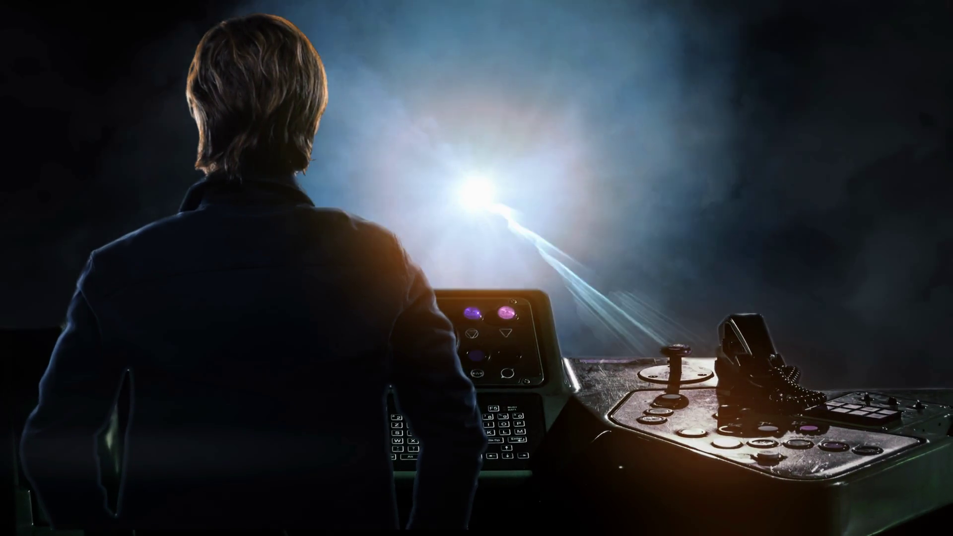 Time Travel Man Stormy Sky Wormhole Stock Footage SBV-352333910 ...