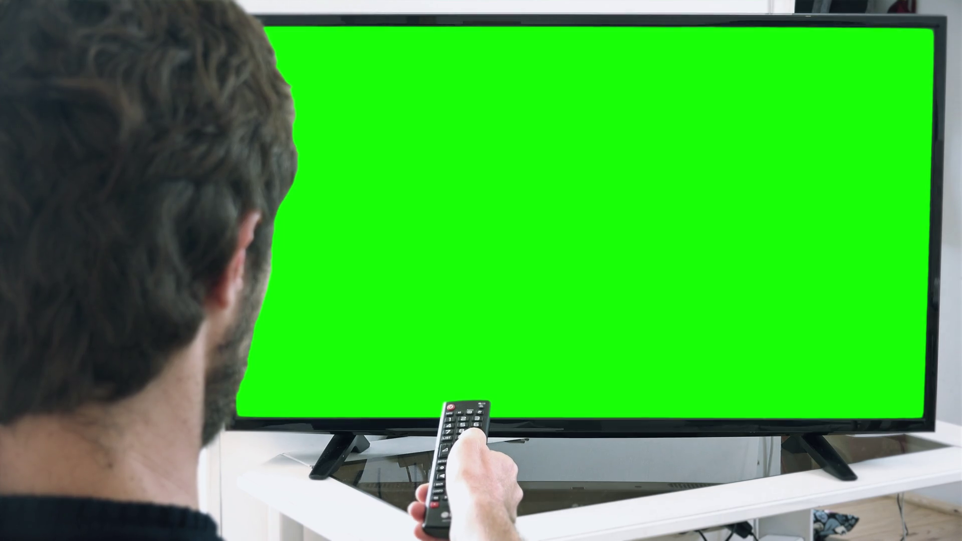 Changing Channels Tv Television Green Screen Stock Footage SBV ...