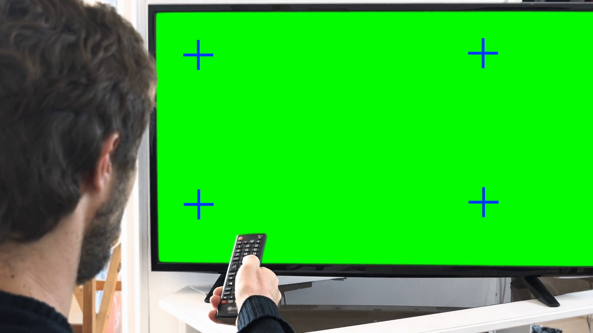 Channel Surfing Tv Television Panning Shot Stock Footage SBV-352097832 ...