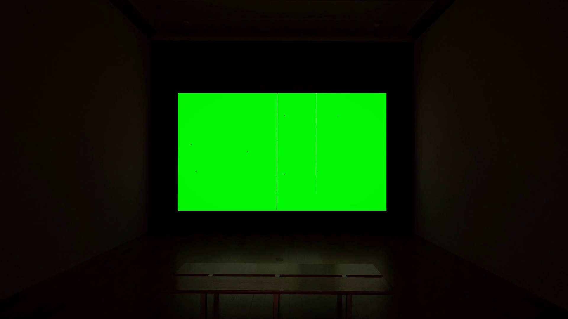 Green Screen Projection Cinema Interior Zoom Stock Footage SBV ...