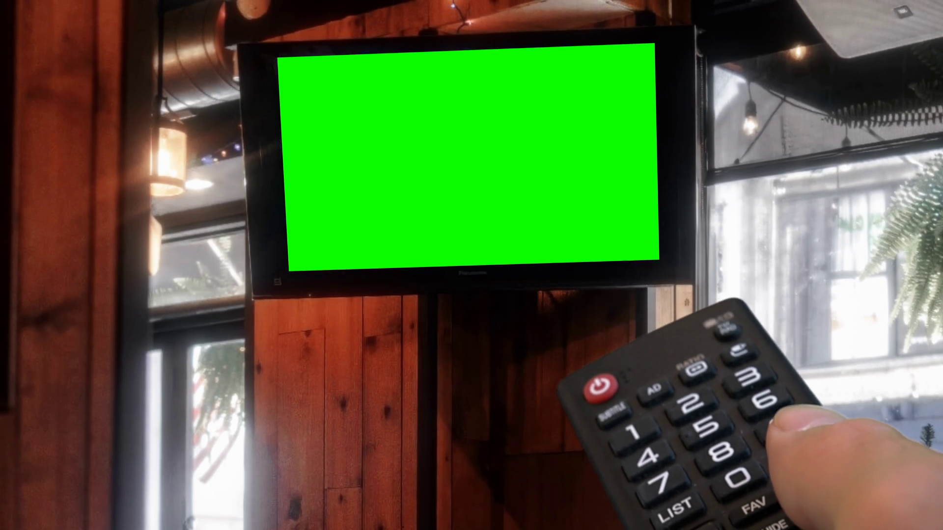 Changing Channels Tv Green Screen Male Hand Stock Footage SBV-352713341 ...