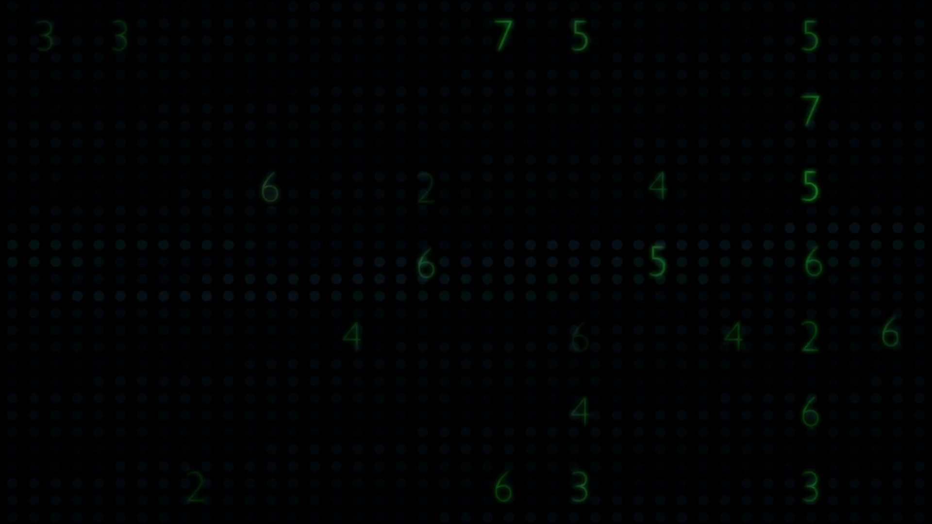 Digital Numeric Scan On Black Grid Pattern Stock Motion Graphics SBV ...