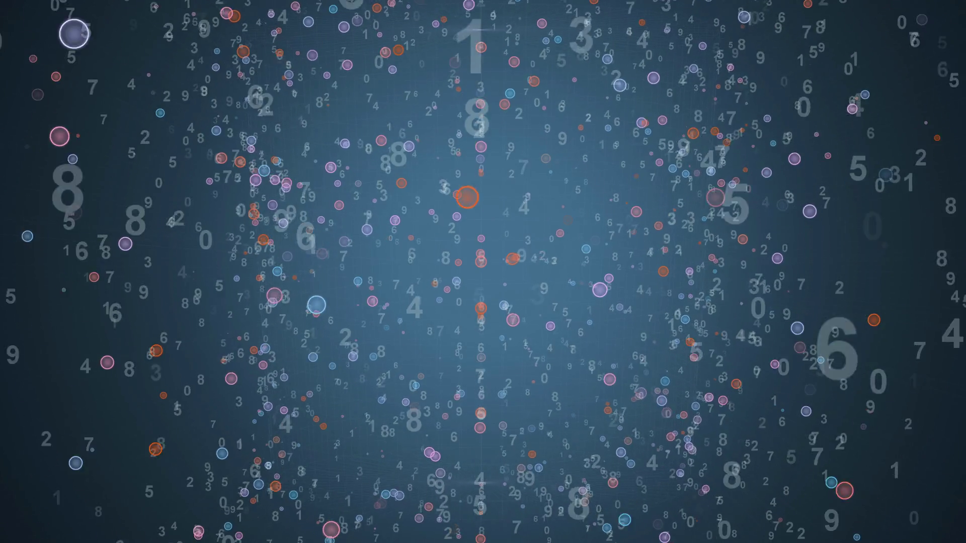 Digital Floating Numbers Futuristic Data Stock Motion Graphics SBV ...