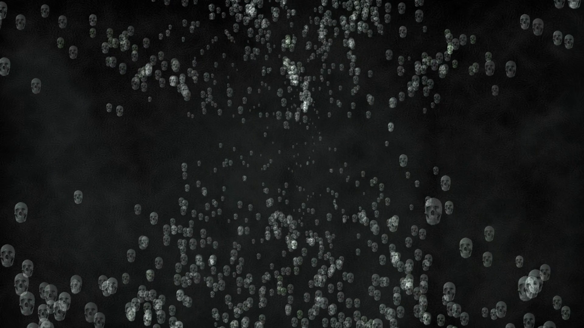 Mystical Skulls Suspended Enigmatic Dark X Stock Motion Graphics SBV ...