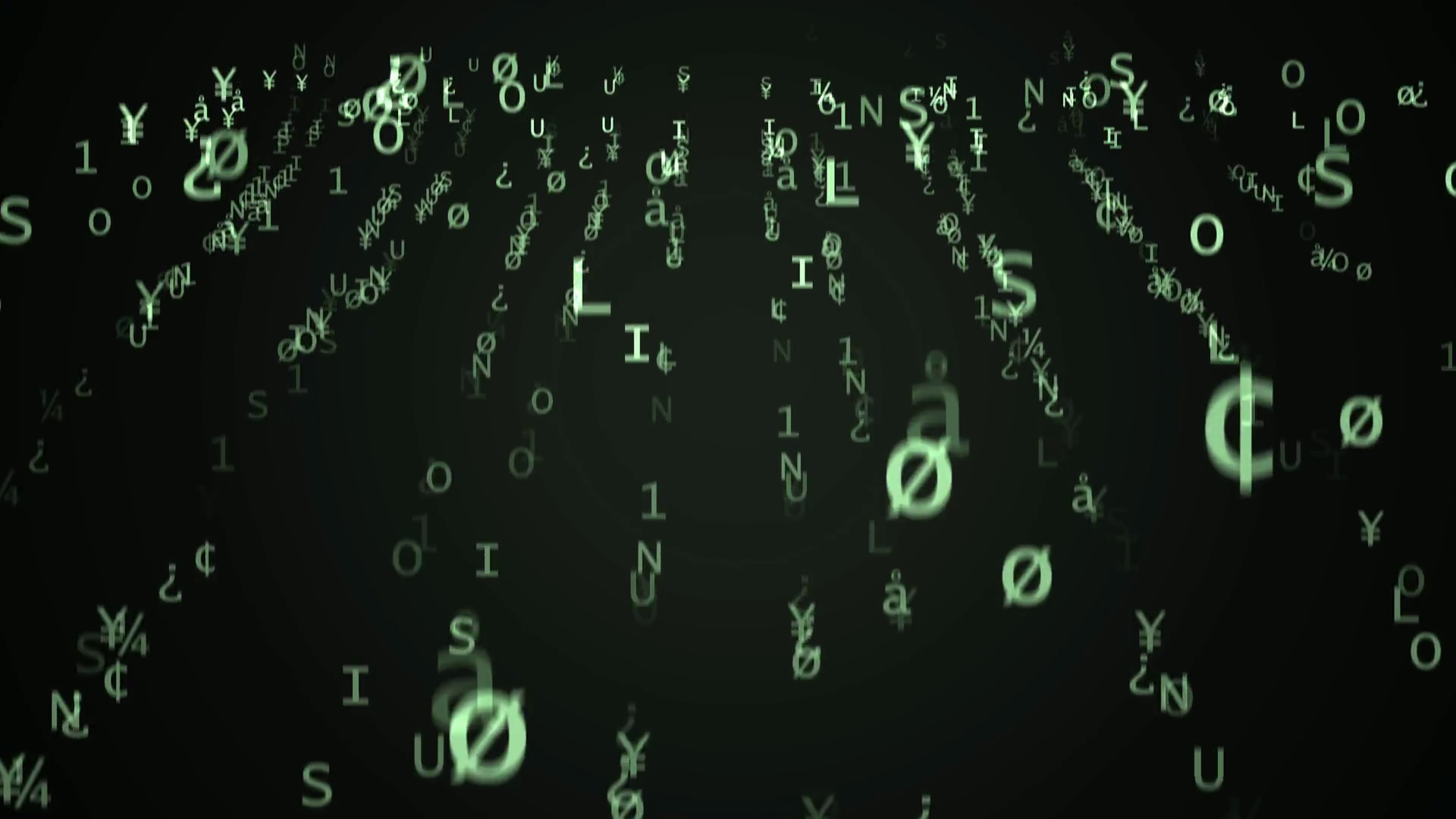 Numeric Digital Code Cryptic Symbols Stock Motion Graphics SBV ...