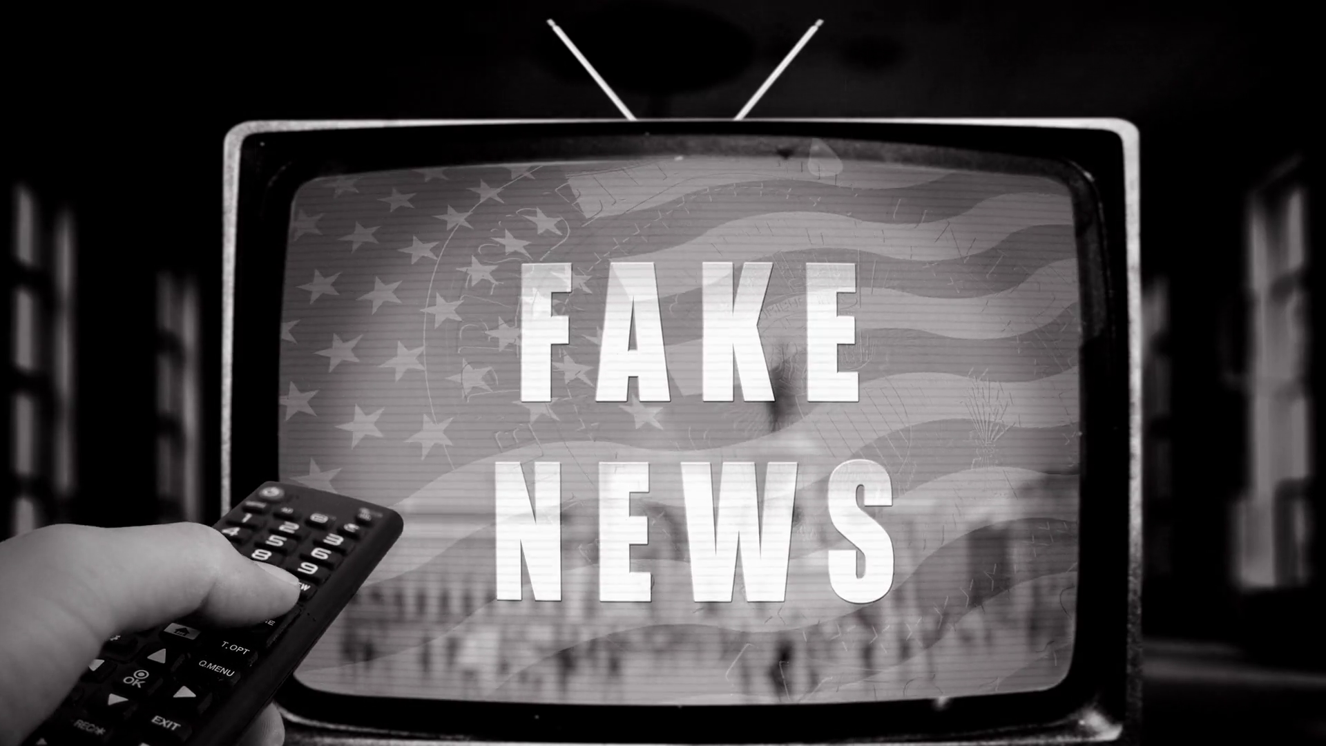 Old Times Tv Fake News Channels Retro Style Stock Footage SBV-352279957 ...