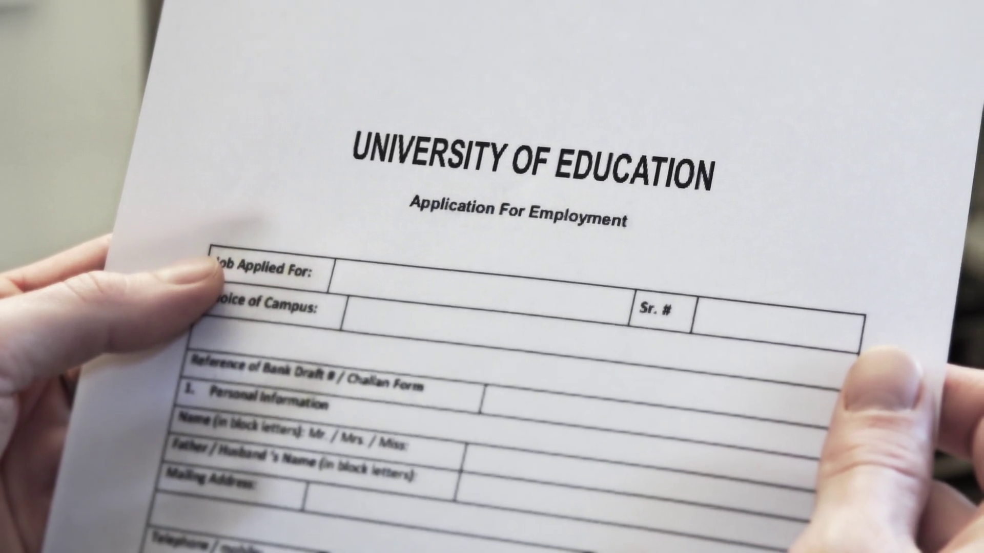 University Student Employment Application Stock Footage SBV-352057076 ...