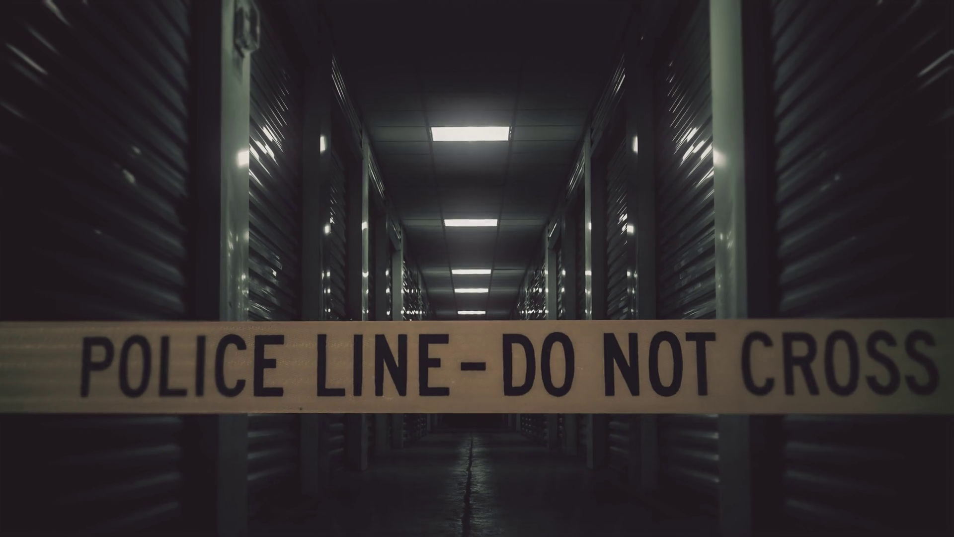 Police Line Marking Crime Scene Crossing Stock Footage SBV-352305070 ...
