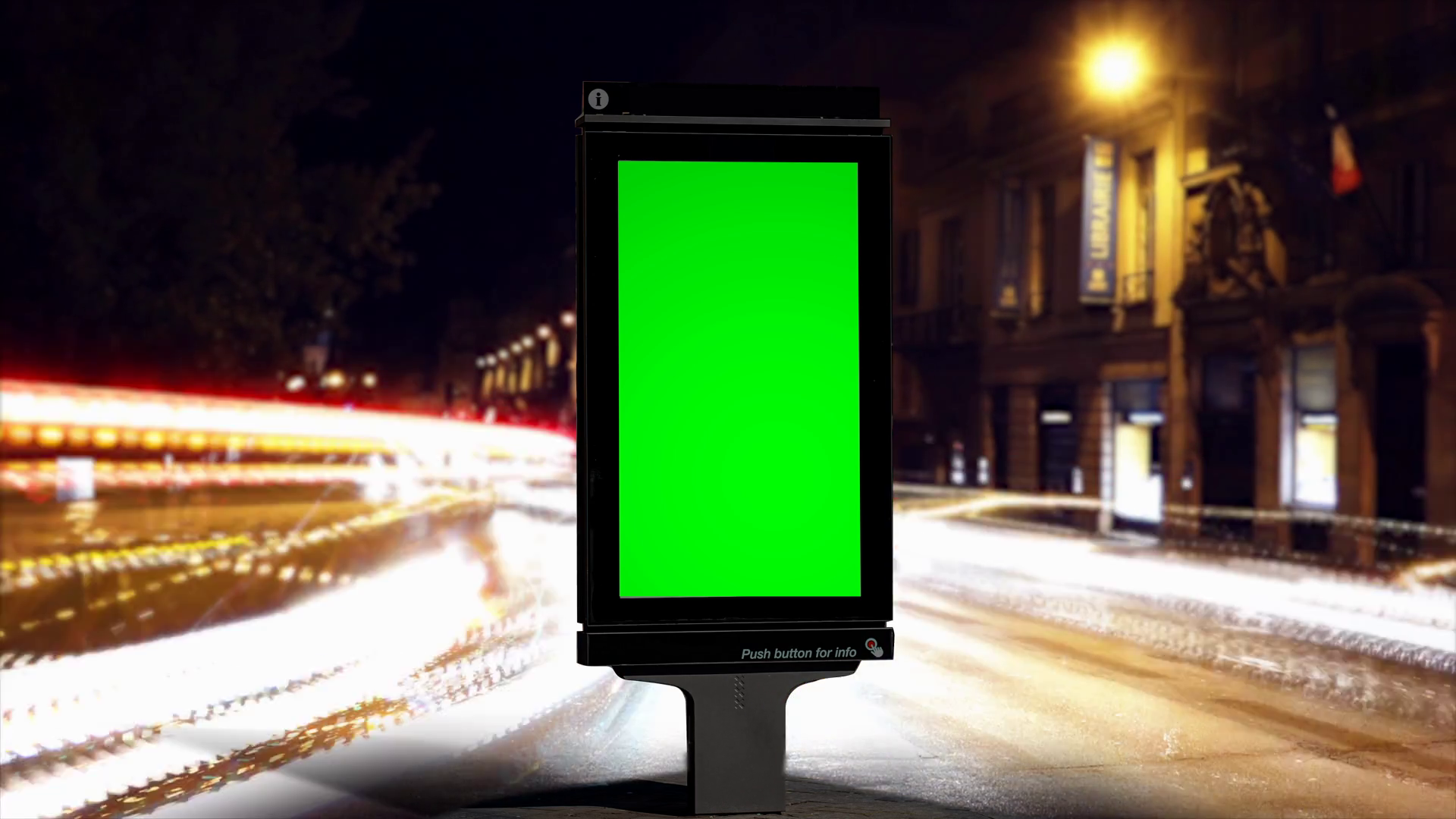 Green Screen Panel Night Traffic Time Lapse Stock Footage SBV-352304828 ...
