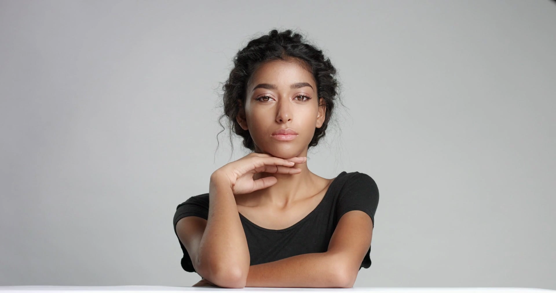 Thin Pretty Middle Eastern Girl With Perfect Stock Footage SBV ...