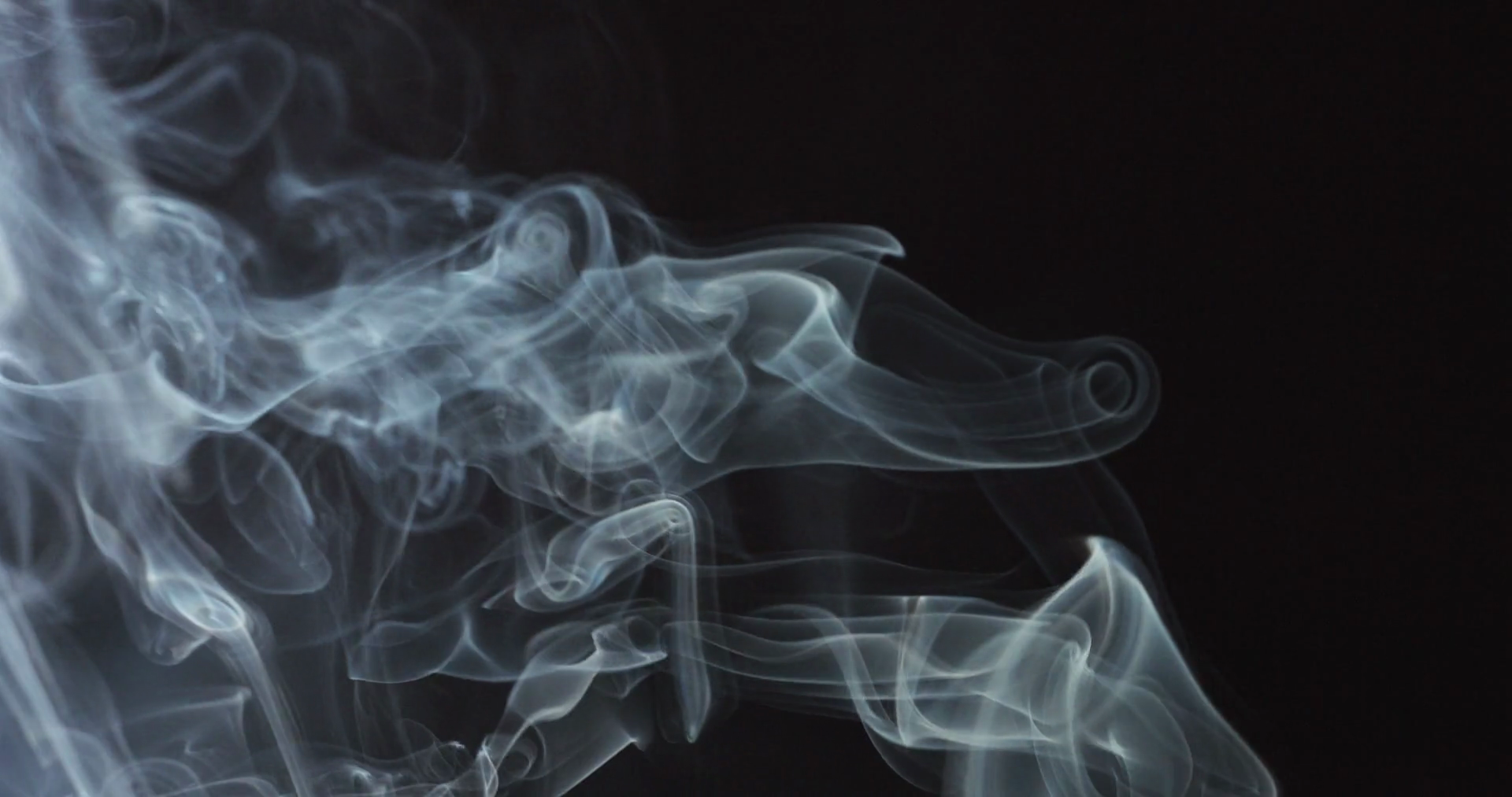 Wisps Of White Smoke Swirling In Air On Stock Footage SBV-317835046 ...